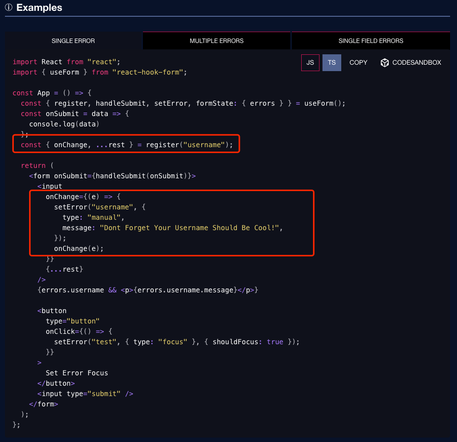 Issue FormState errors username Somethimes Is Undefined When At 
