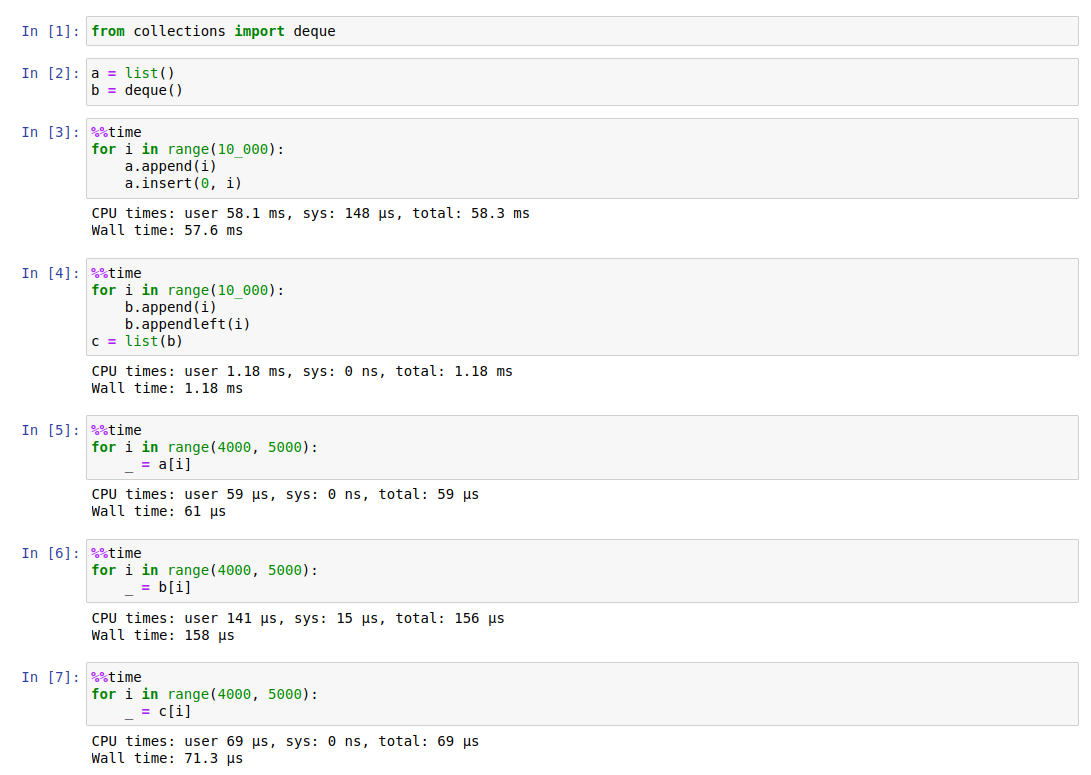 Trajectories should be deque, not lists (while generating) · Issue ...