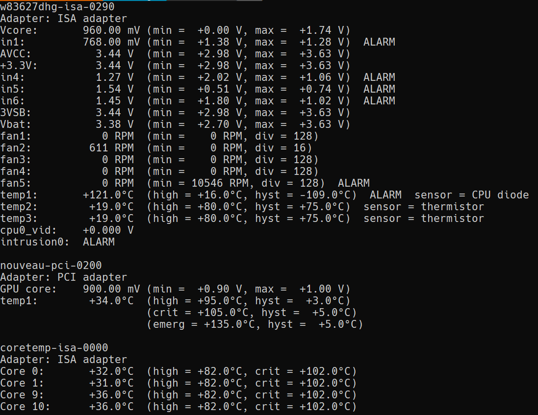 121 C temp? · Issue #323 · lm-sensors/lm-sensors · GitHub