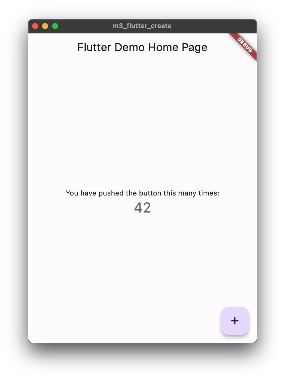Migrate flutter counter template to Material 3 · Issue #111118 ...