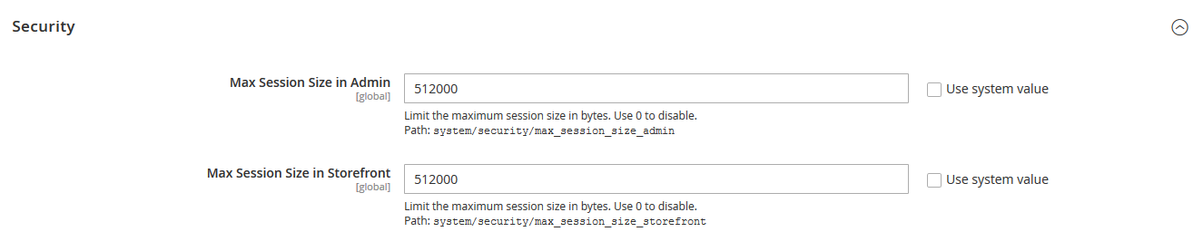 Session size of 276672 exceeded allowed session max size of 256000 - but in Magento 2.4.3 ...