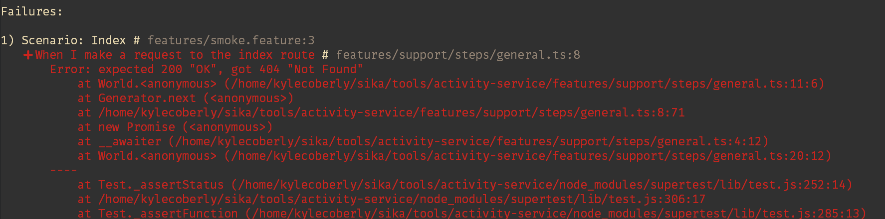 Option for no backtrace · Issue #2112 · cucumber/cucumber-js · GitHub