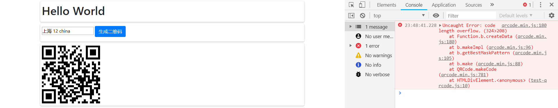 Create Double Canvas and image tag · Issue #176 · davidshimjs/qrcodejs · GitHub