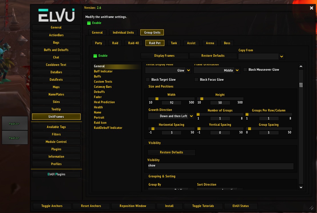 Party Pet Alignment and Spacing · Issue #75 · ElvUI-MoP/ElvUI-5.4.8 ...
