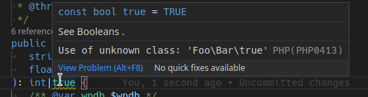 Support PHP 8.2 `true` return type · Issue #311 · DEVSENSE/phptools-docs · GitHub