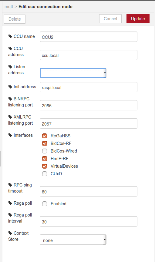 Unable to connect standalone Node-RED to CCU2 · Issue #29 · rdmtc/node-red-contrib-ccu · GitHub