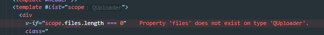 Missing files prop in QUploader type · Issue #13785 · quasarframework/quasar · GitHub