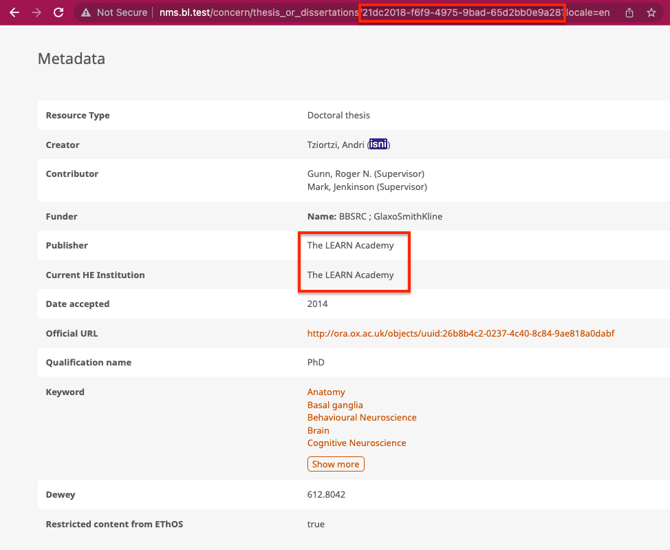 Spike: XML parser using UK ETD_DC but matching EthOS IDs · Issue #175 · notch8/britishlibrary ...