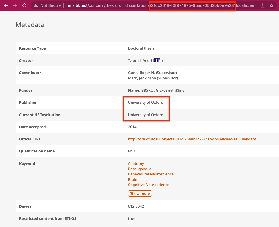 Spike: XML parser using UK ETD_DC but matching EthOS IDs · Issue #175 · notch8/britishlibrary ...