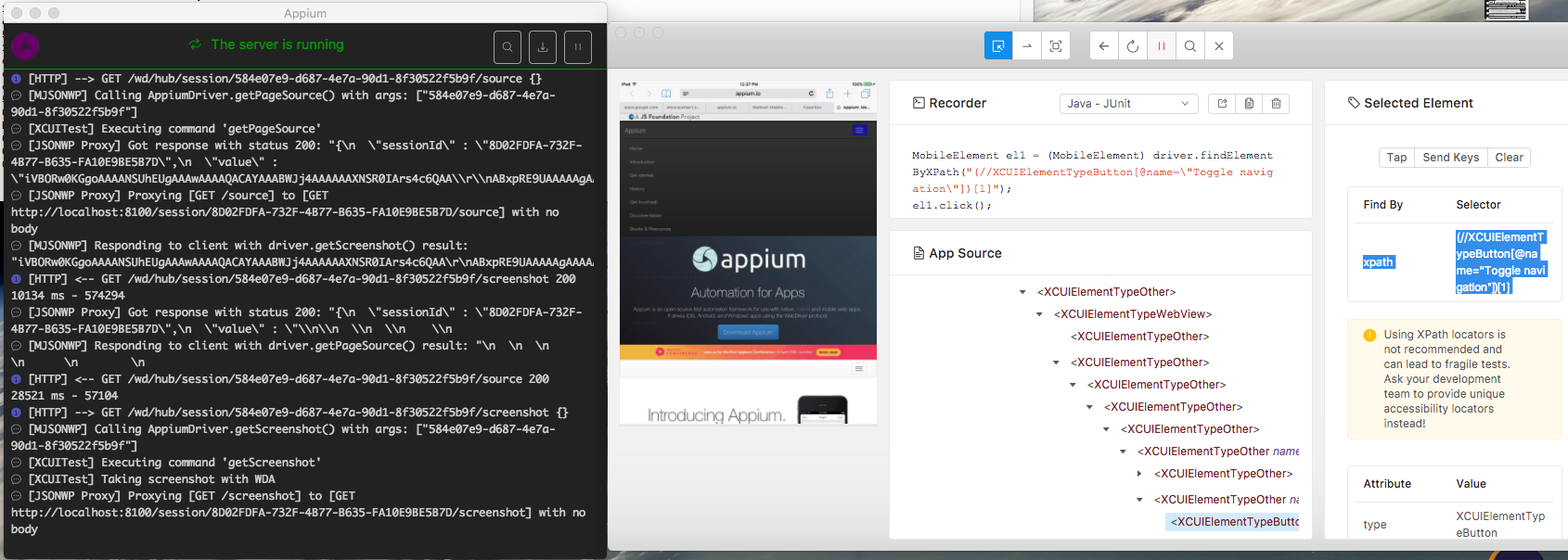 Can not find elements inside Safari View on Xcode 9 · Issue #708 · facebookarchive ...