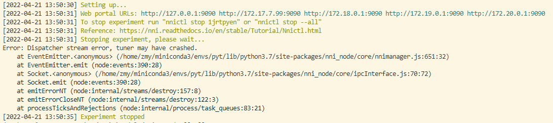 HPO: gpu_metrics file does not exist! · Issue #4788 · microsoft/nni · GitHub