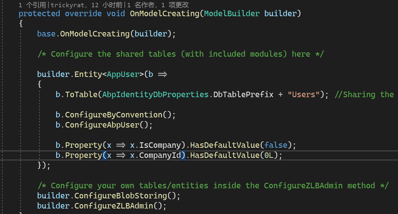 After adding two extraproperties to abpuser. the createuser api throws wired exception · Issue ...
