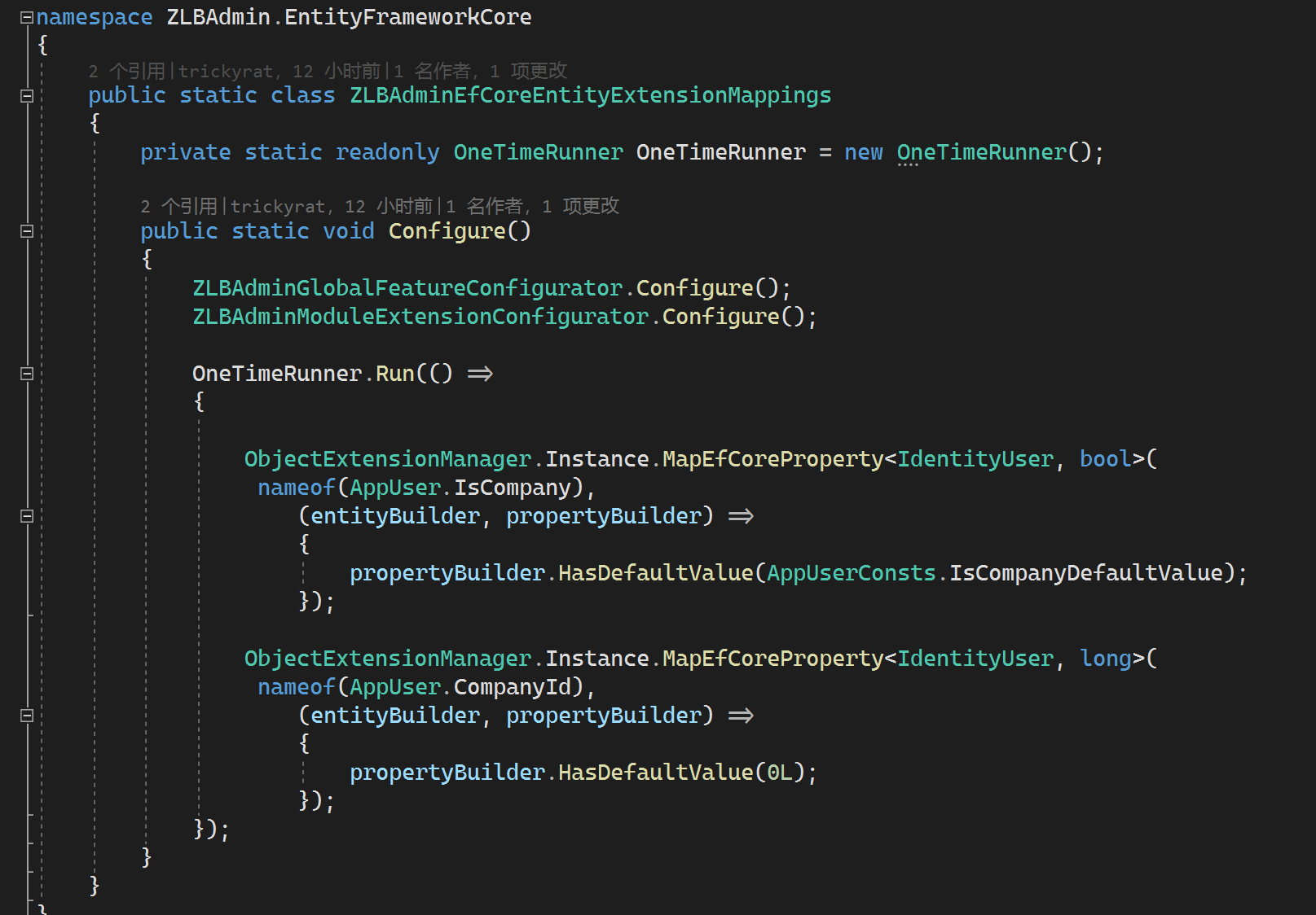 After adding two extraproperties to abpuser. the createuser api throws wired exception · Issue ...