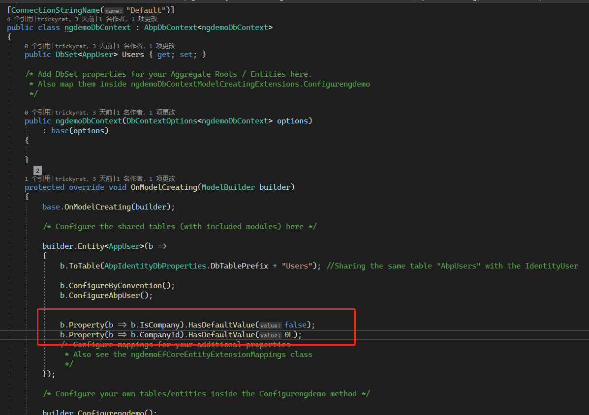An error on IdentityOptions.SetAsync when IdentityUser is extended ...