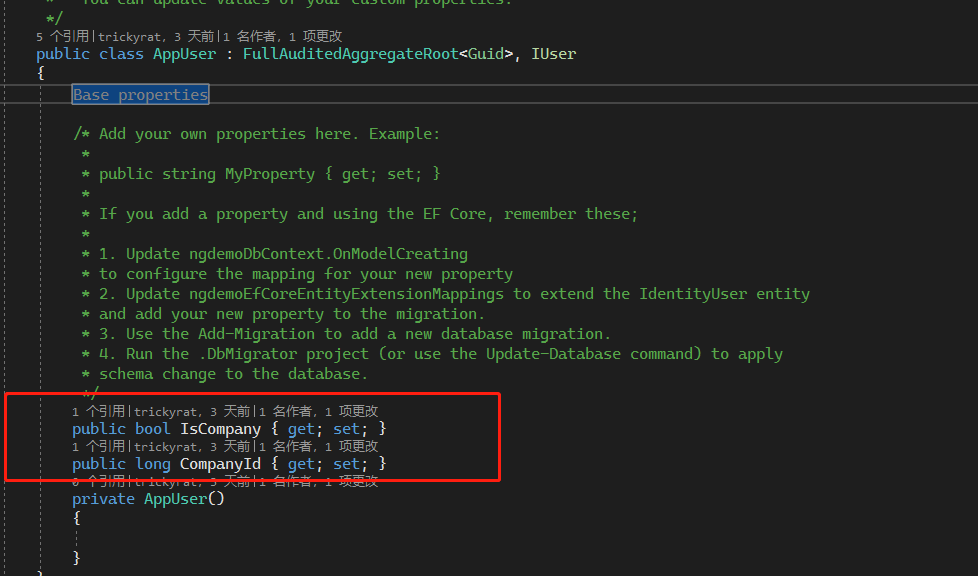 An error on IdentityOptions.SetAsync when IdentityUser is extended · Issue #7975 · abpframework ...