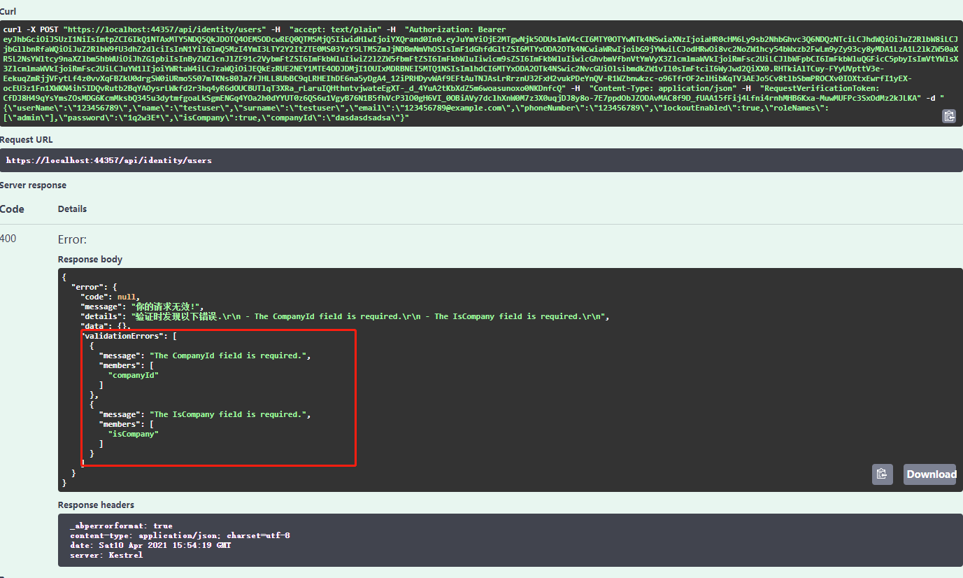 An Error On Identityoptionssetasync When Identityuser Is Extended · Issue 7975 · Abpframework