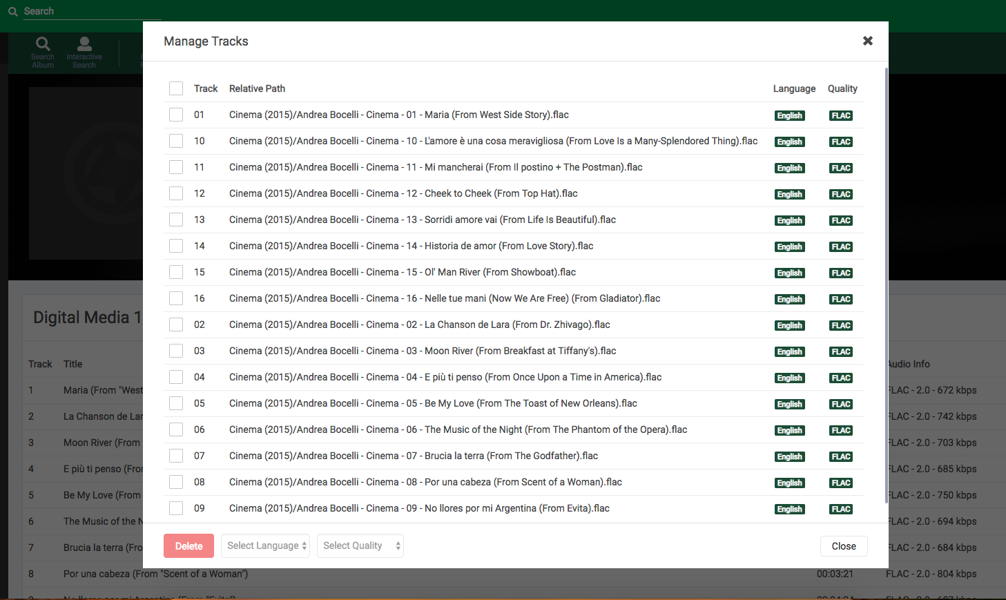 Manage Tracks - Not sorted in proper order · Issue #494 · Lidarr/Lidarr · GitHub