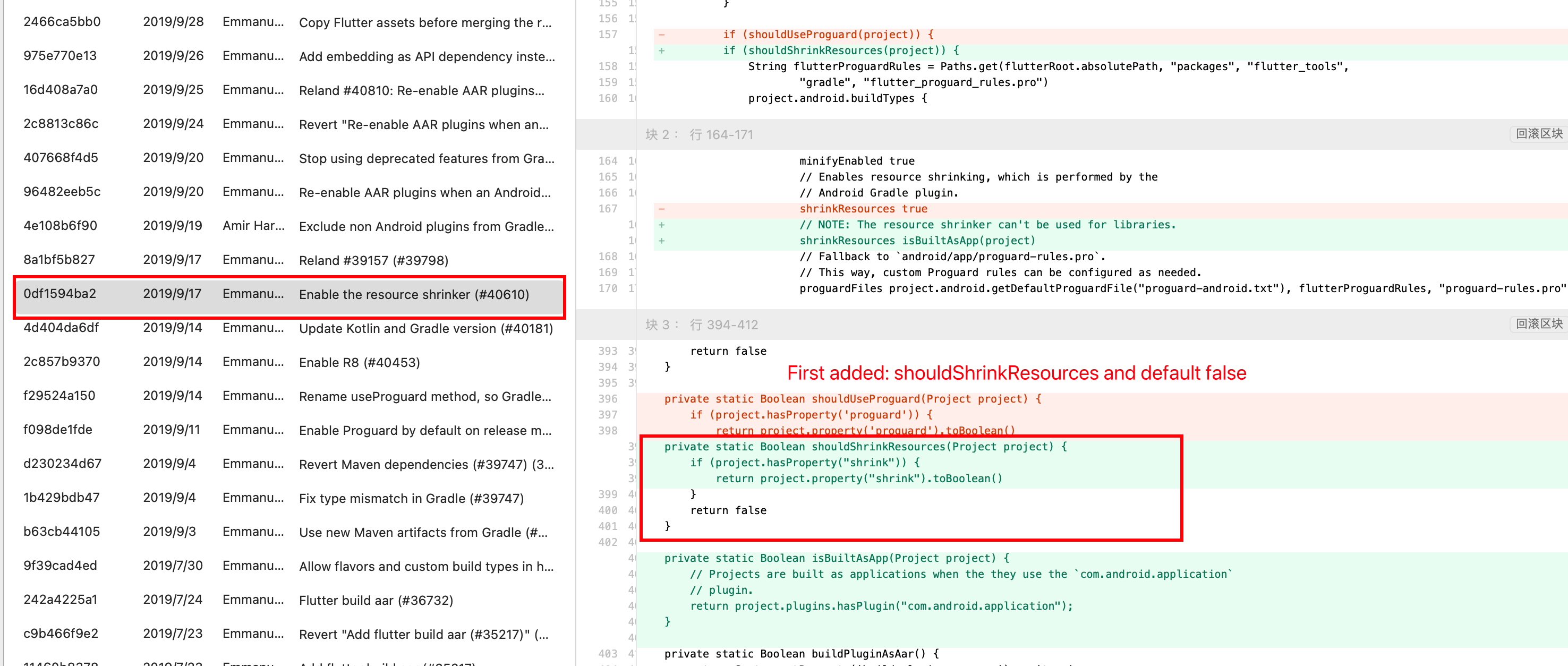 flutter.gradle shrink default settings in the flutter_tools · Issue #101893 · flutter/flutter ...