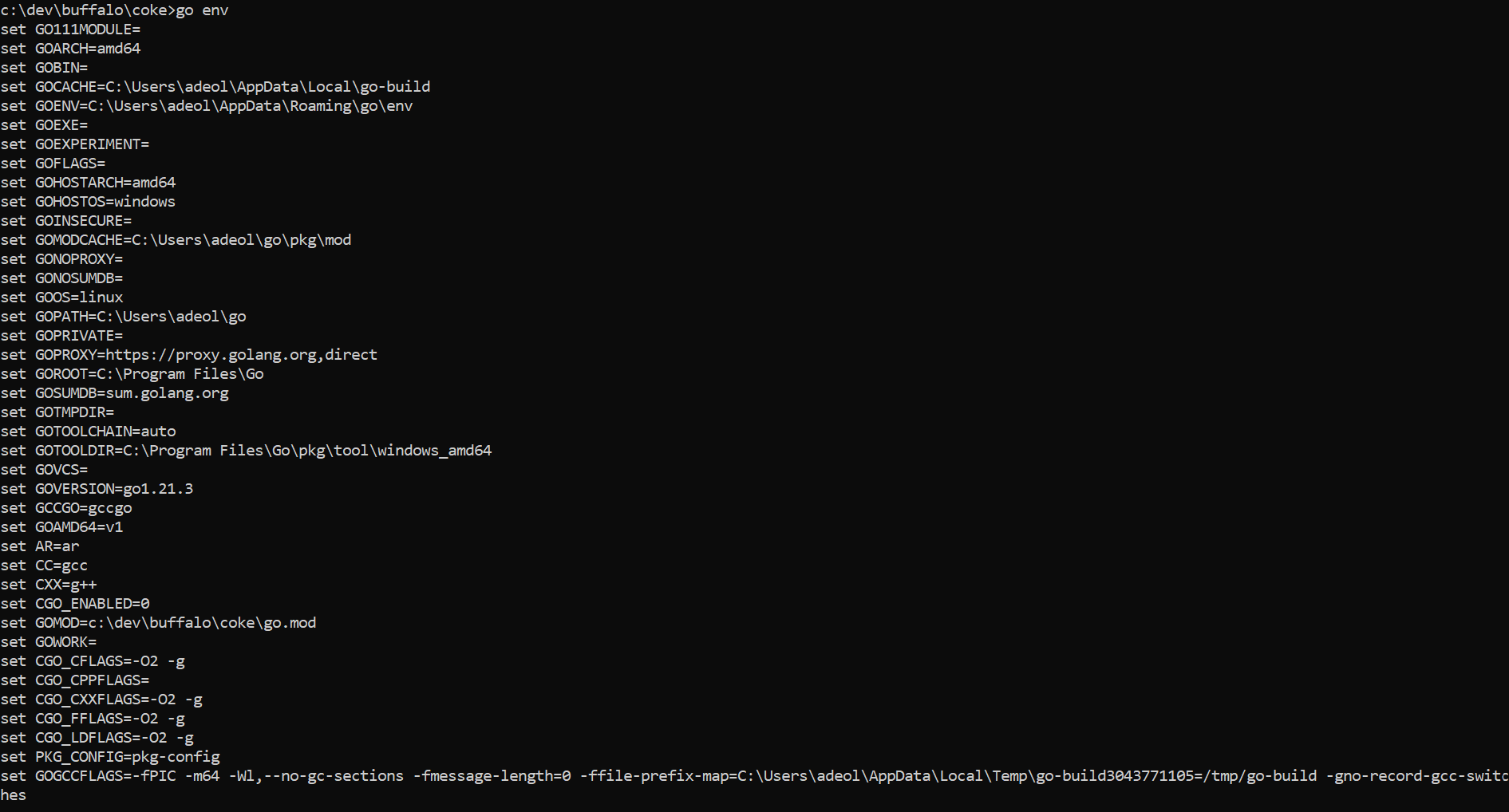 I can't cross compile to linux · Issue #2386 · gobuffalo/buffalo · GitHub