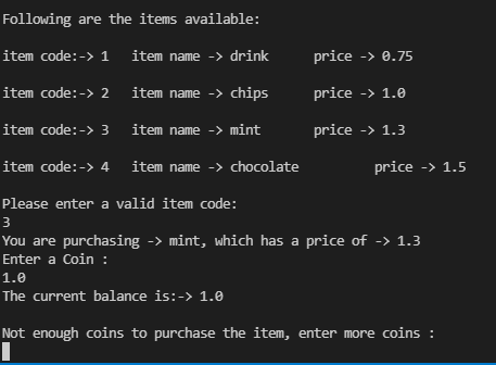 Github Crnick Vendingmachine