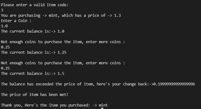 Github Crnick Vendingmachine