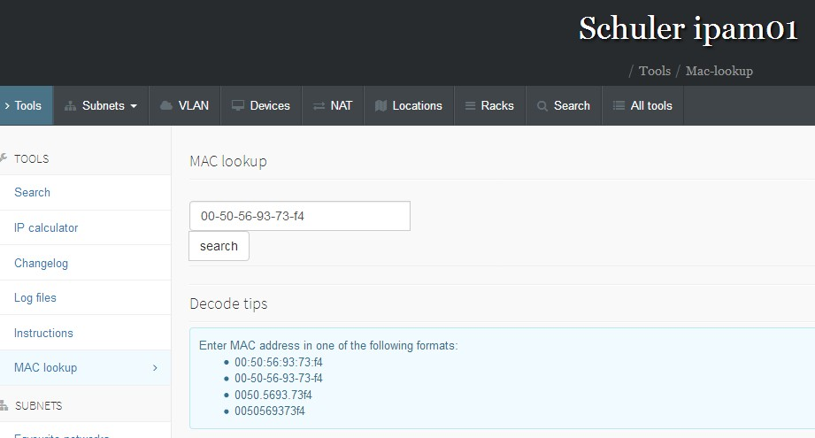 MAC lookup · Issue #1350 · phpipam/phpipam · GitHub