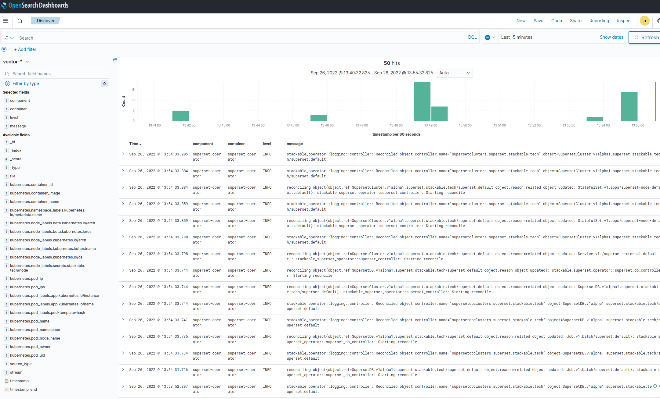 Spike: Log Aggregation with Vector · Issue #258 · stackabletech/issues · GitHub