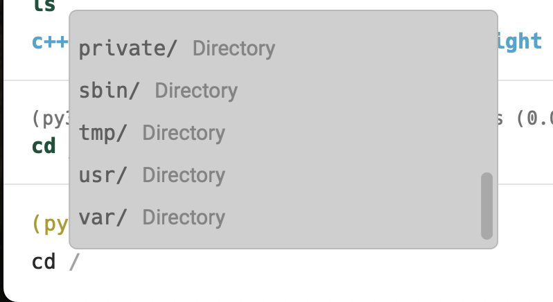 When ssh connect to ubuntu server, I can not select directory by autocompletion · Issue #1701 ...