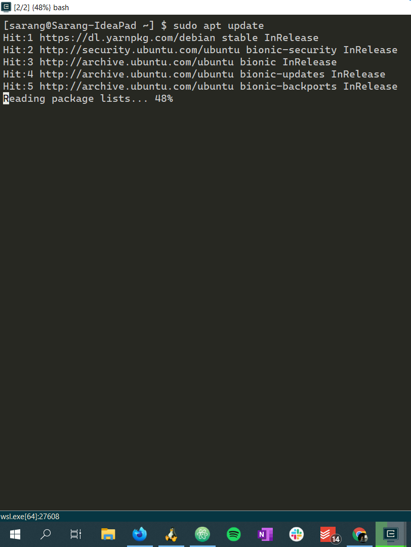 Show progress of WSL commands in taskbar · Issue #202 · mintty/wsltty · GitHub