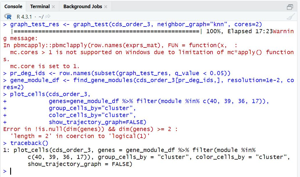 Error when passing gene_module_df directly to plot_cells() · Issue #667 · cole-trapnell-lab ...