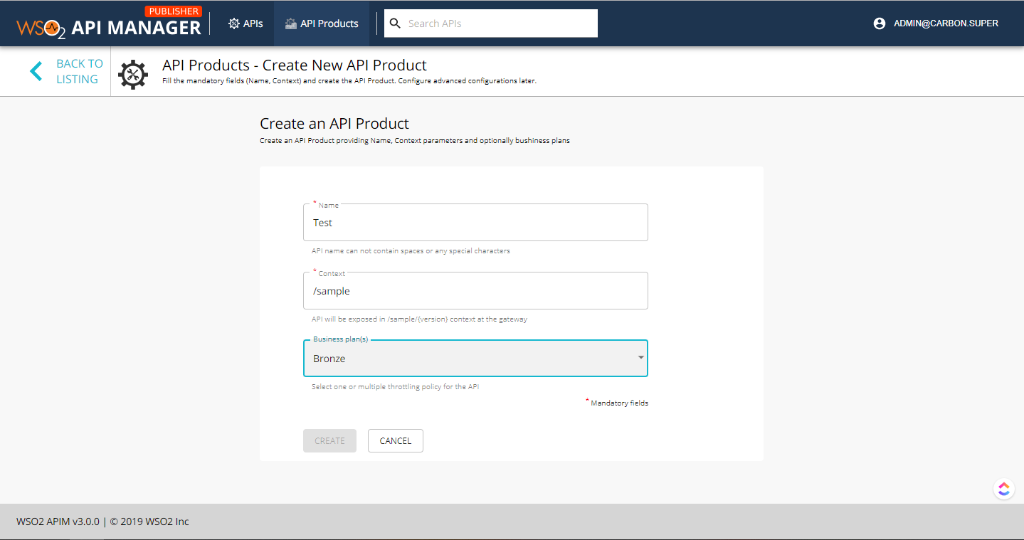 Cannot create an API Product · Issue #5561 · wso2/product-apim · GitHub