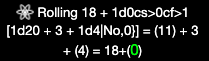When using Digital Dice and Custom Roll Formula, Roll20 still bases Crit Fail or Crit Success on ...