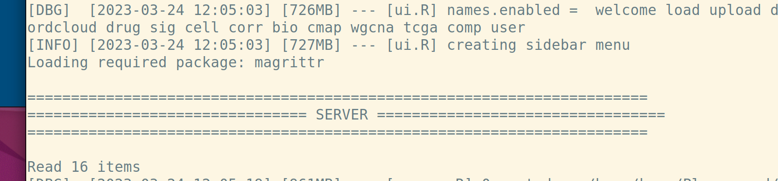 startup seems to 'hang' after loading magrittr and before server · Issue #258 · bigomics ...