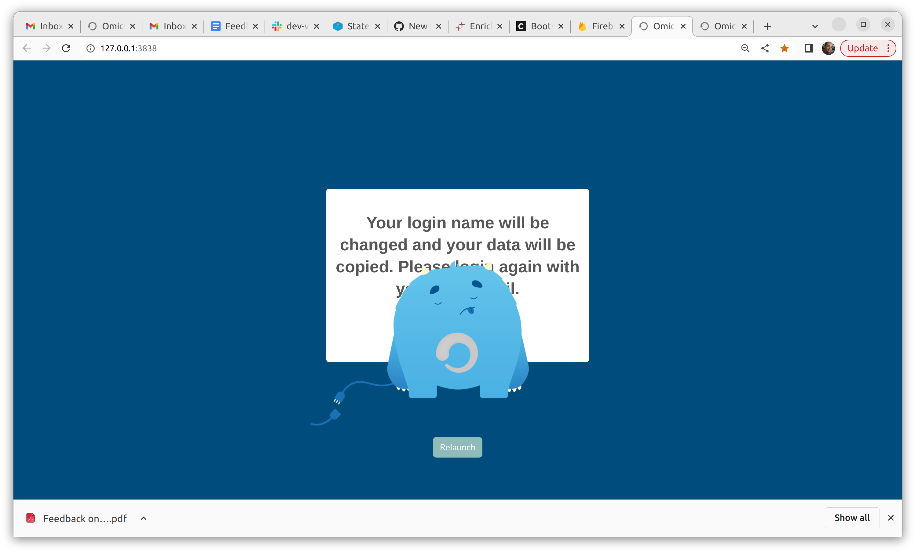 Shiny Alert Still Visible At Crash Page · Issue 347 · Bigomics