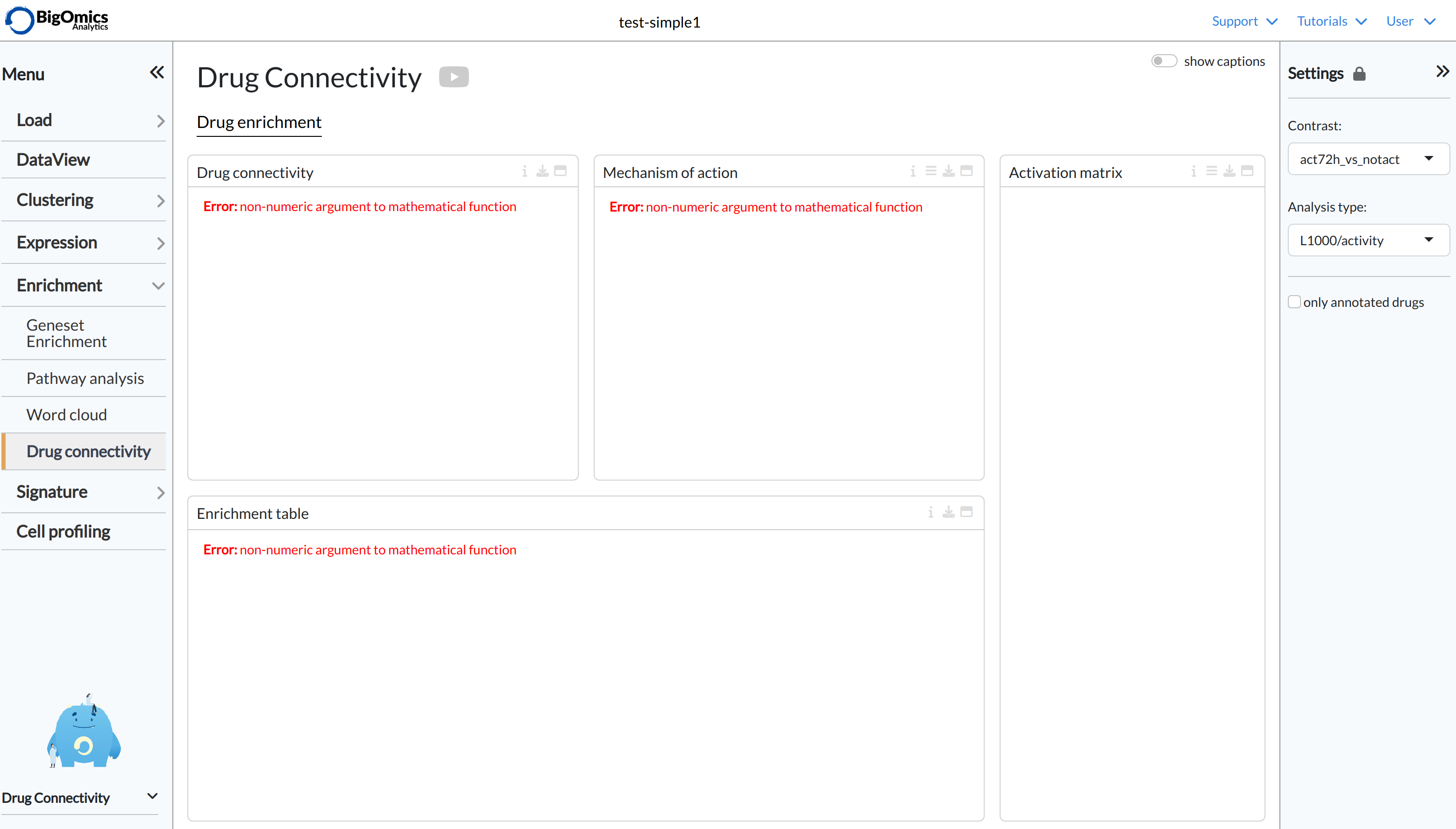 Invalid menu items when switching dataset · Issue #336 · bigomics/omicsplayground · GitHub