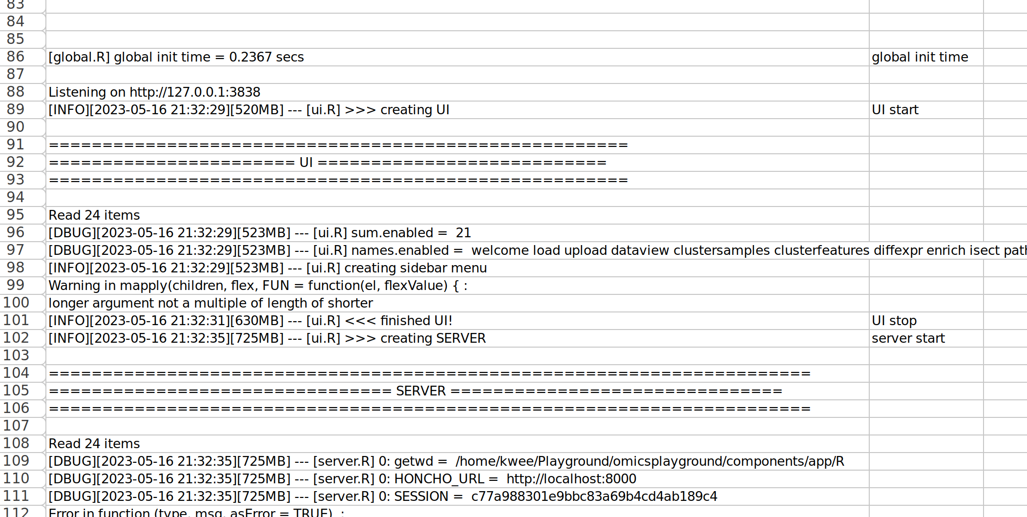 Runtime and memory profiling from logs · Issue #407 · bigomics ...