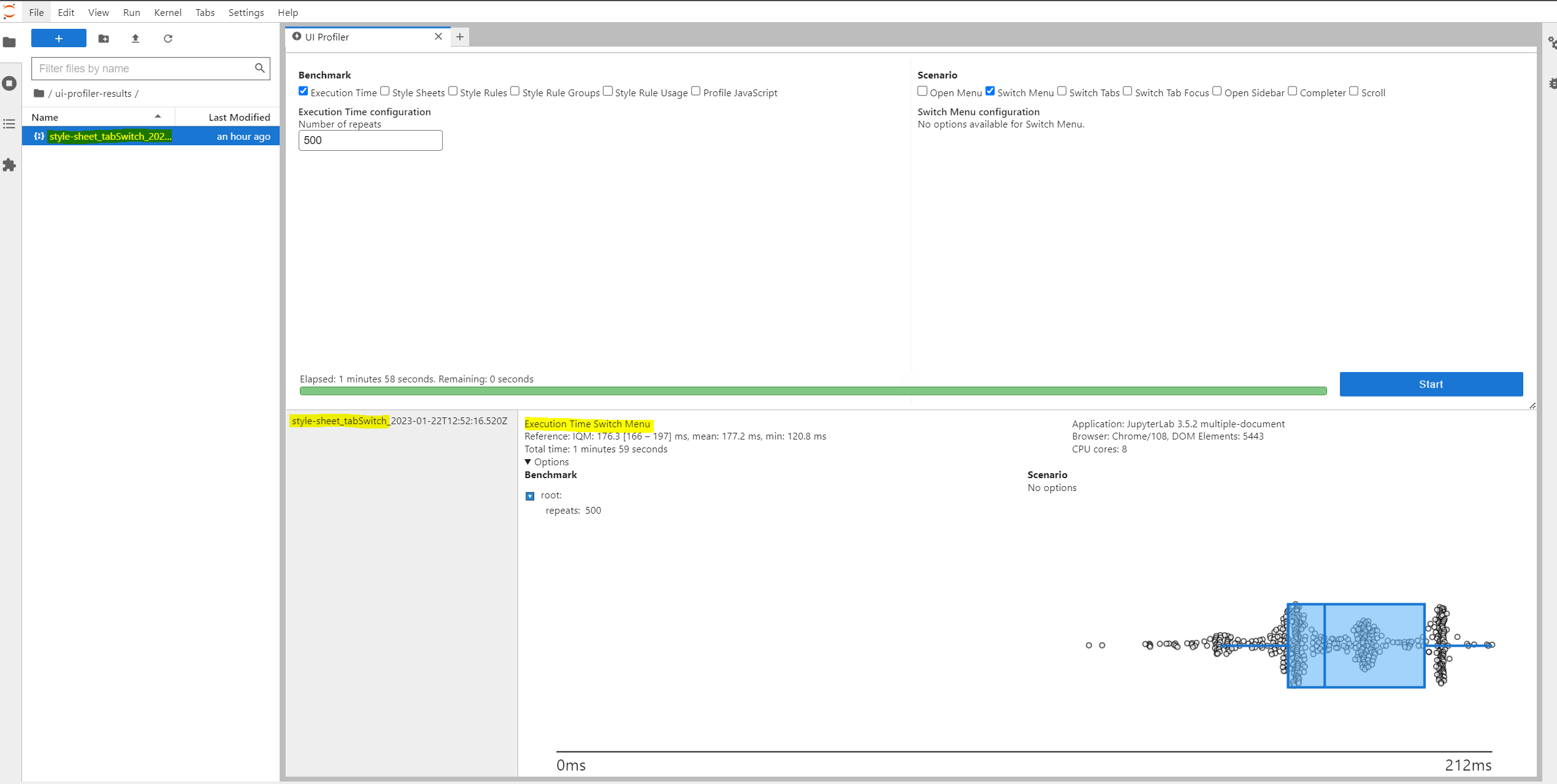 Results History Is Not Generated · Issue 28 · Jupyterlabui Profiler · Github 