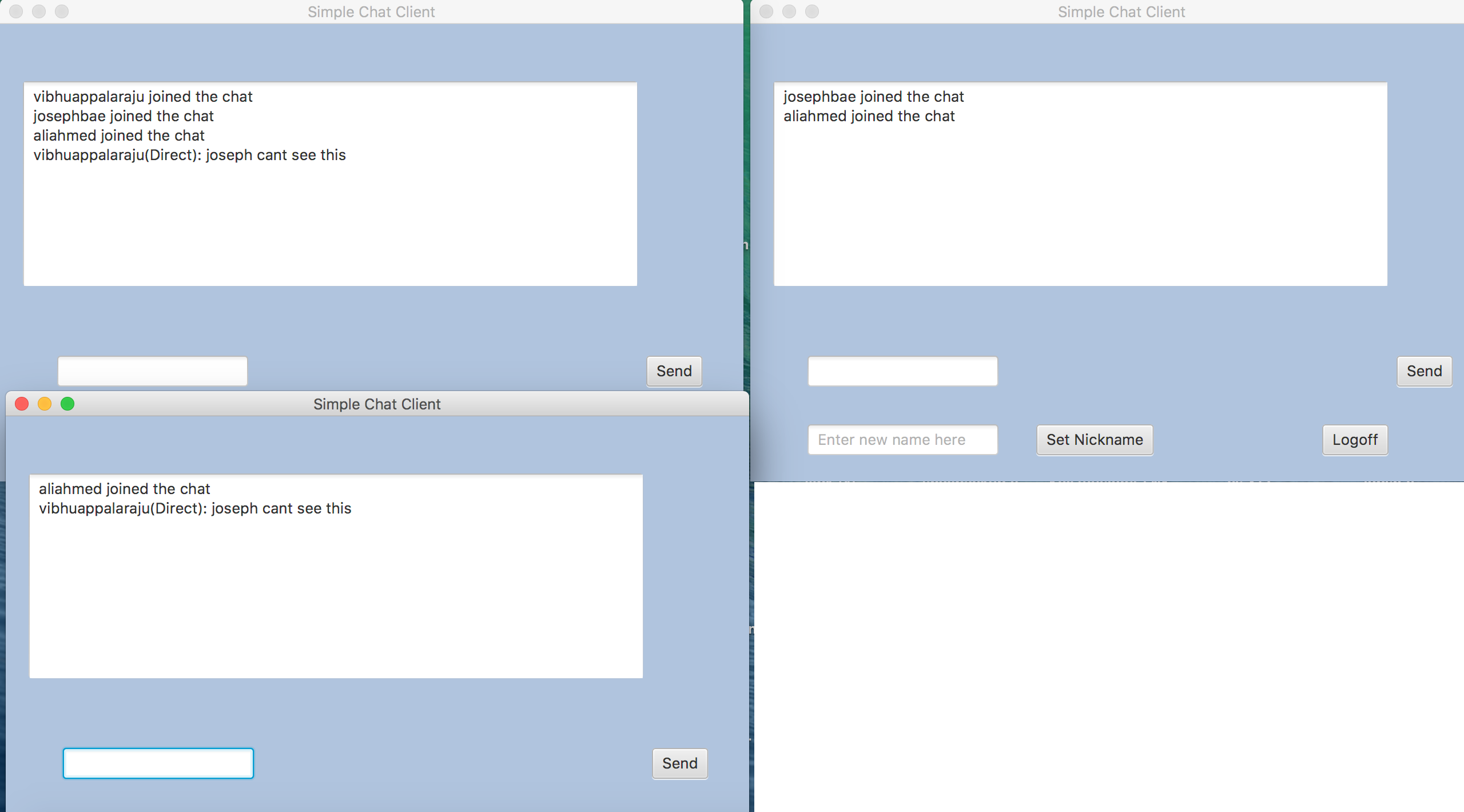 GitHub - vibhuappalaraju/Chat-Client-and-Server: Creating a chat system ...