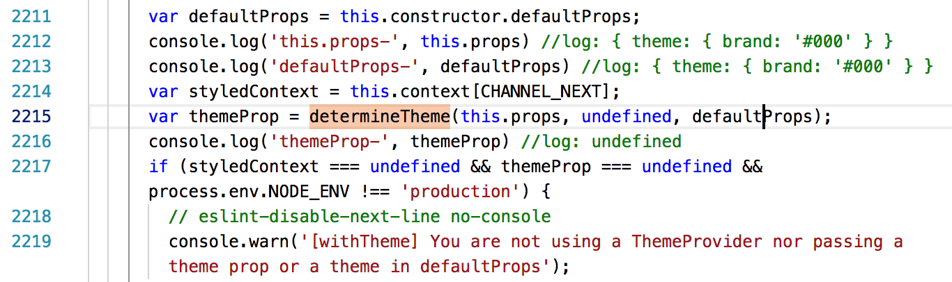 Allow Withtheme To Have A Fallback Theme When Rendered Outside Of A Themeprovider · Issue 538