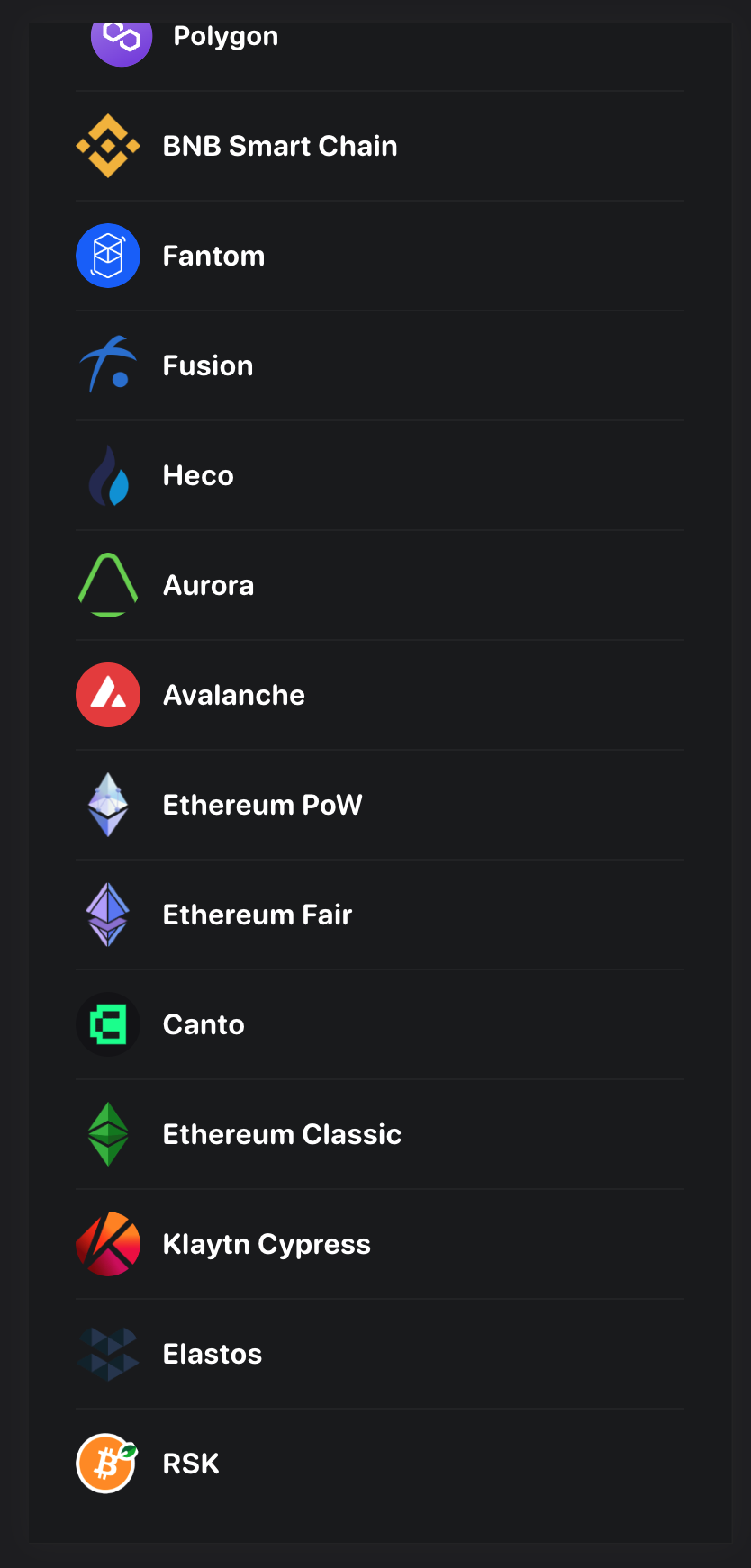 Bug Fixed Too Many Items In Chains Breaking Ui On Mobile Overflow · Issue 1007 · Rainbow Me 