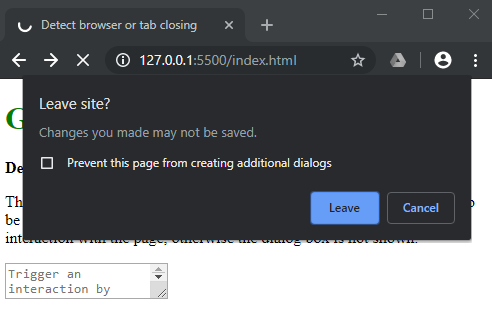 Prevent accidental closing · Issue #1537 · cozuya/secret-hitler · GitHub