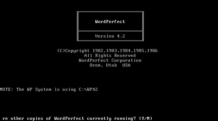 WordPerfect 4.2 tries to open non-existent file · Issue #1800 ...