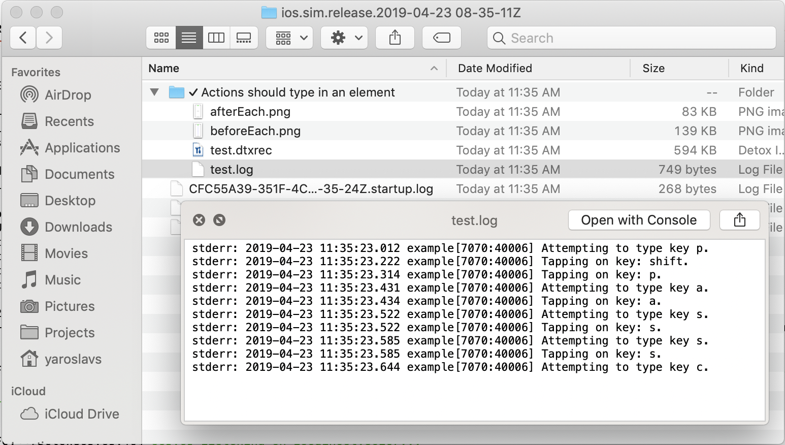 Log artifacts is empty. · Issue #1326 · wix/Detox · GitHub