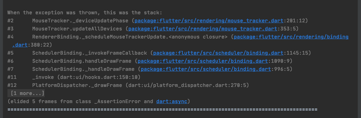 Mouse Tracker Throw Error On Desktopmacos · Issue 96364 · Flutter