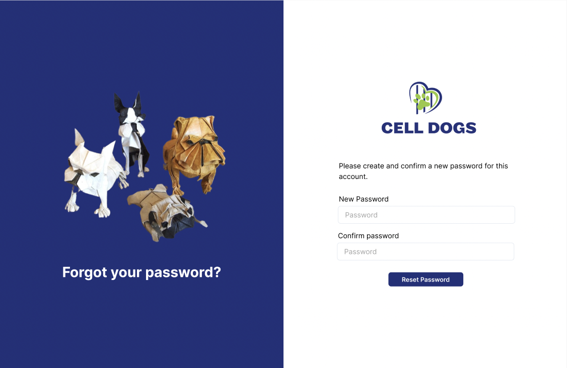 Forgot Password Page · Issue #25 · ctc-uci/cell-dogs-frontend · GitHub