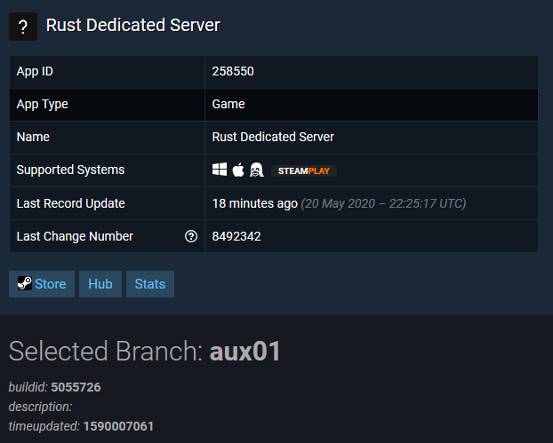 Unable to install Rust beta branch · Issue #2896 · GameServerManagers/LinuxGSM · GitHub