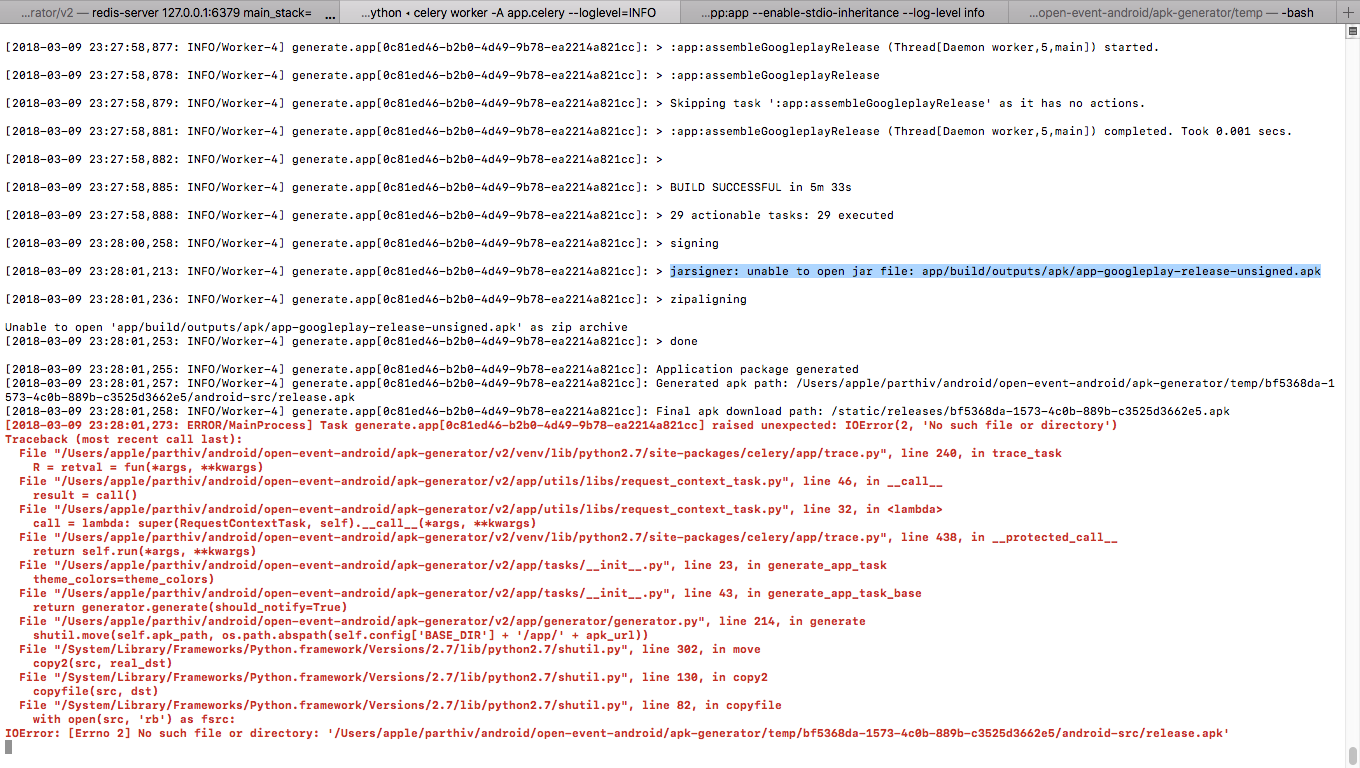 Apk Generator unable to find unsigned apk path · Issue #2359 · fossasia ...