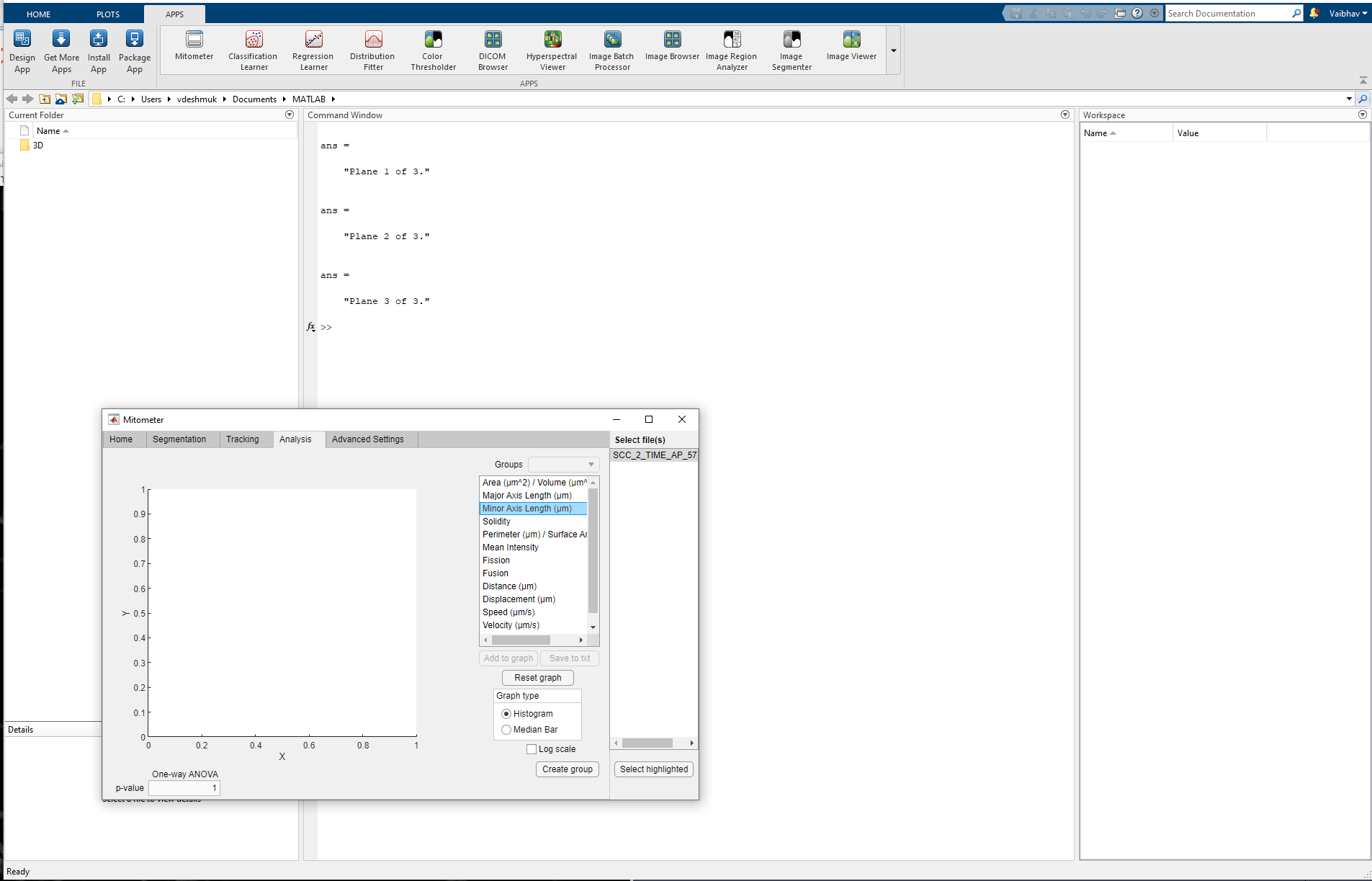 Analysis tab empty when running on MATLAB 2021a · Issue #5 · aelefebv/Mitometer · GitHub