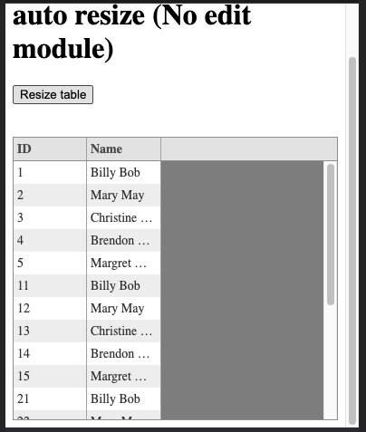 `autoResize` doesn't work when the browser is in Mobile + EditModule is not registered · Issue ...