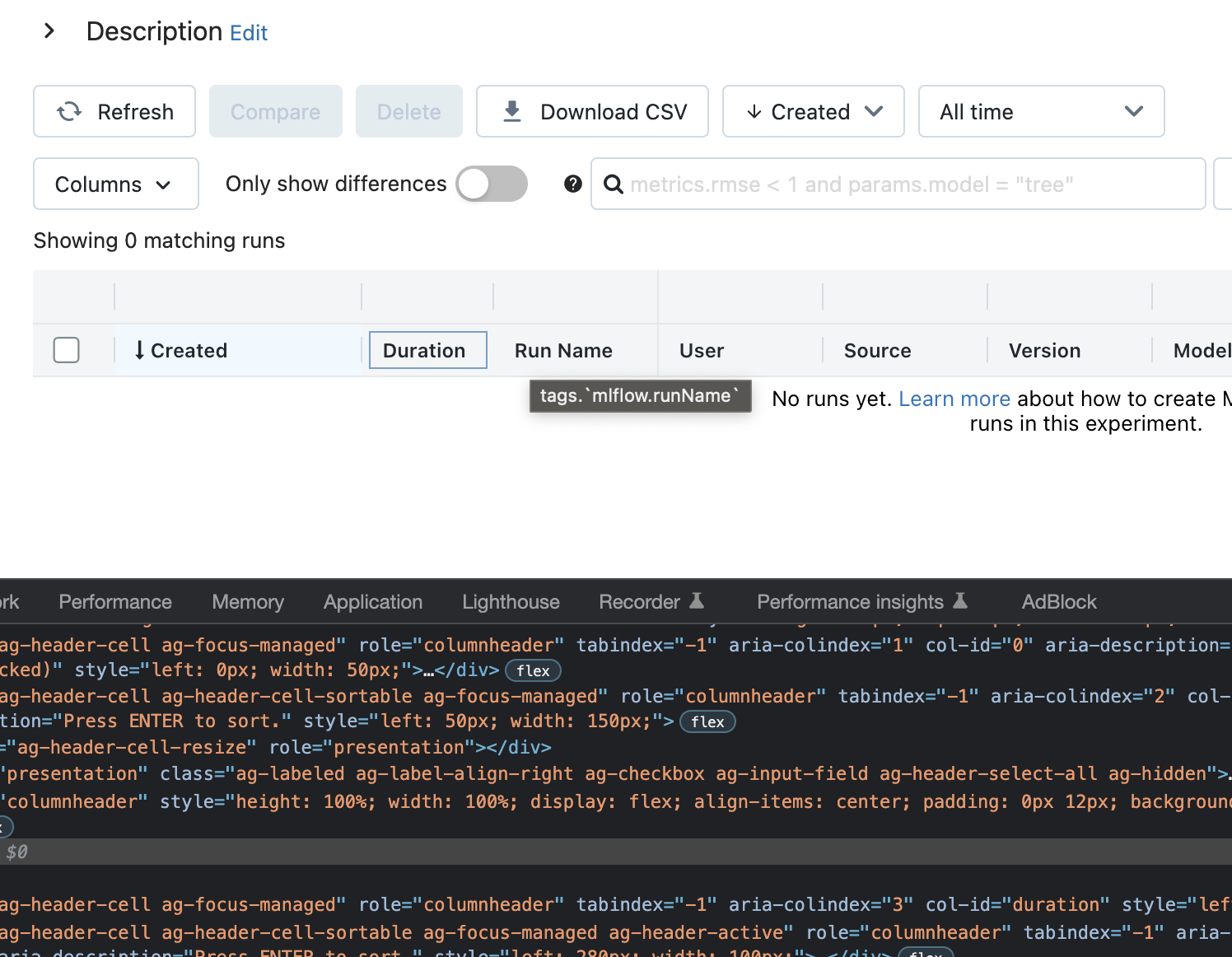 [FR] Make it easier to find the exact way to search for runName, source name etc. · Issue #6869 ...